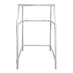 Magic Chef, MCSLS12W Compact Laundry Stand, White