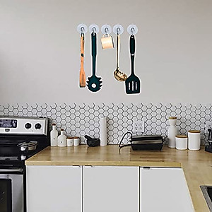 ETwinCoo 24 Pack All-Purpose Suction Cups Hooks Combo Set of Strongest Window Suction Cups with Hooks (4 Large, 10 Medium, 10 Small)