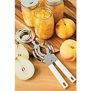 Farm to Table Jar and Bottle Vise/Opener 9 inch White