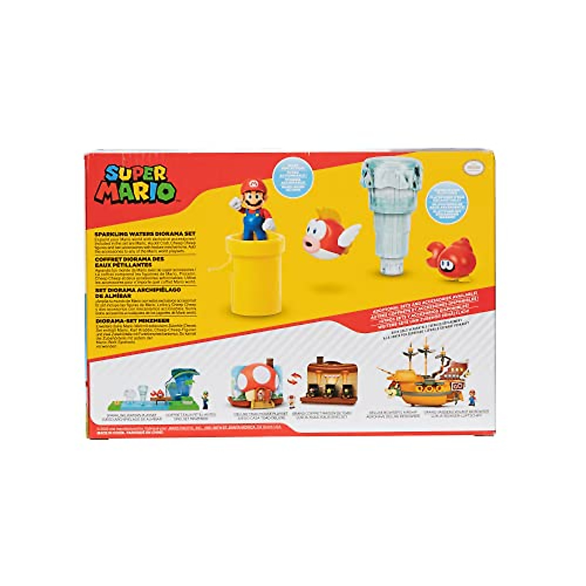 Redcolorful Nintendo 2.5" Sparkling Waters Diorama Set