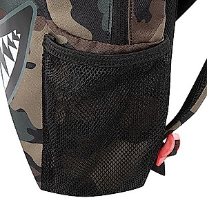 Hurley Unisex-Adults One and Only Backpack, Green Camo Shark, Large