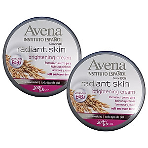 Avena Instituto Español Skin Cream with Vitamin E and B3, Soft and Even Tone, 2-pack Of 6.8 Fl. Oz. each, 2 Jars