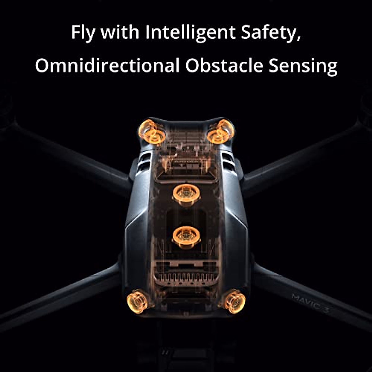 DJI Mavic 3 Fly More Combo, Drone with 4/3 CMOS Hasselblad Camera, 5.1K Video, Omnidirectional Obstacle Sensing, 46 Mins Flight, Advanced Auto Return, with DJI RC-N1, Two Extra Batteries, Gray