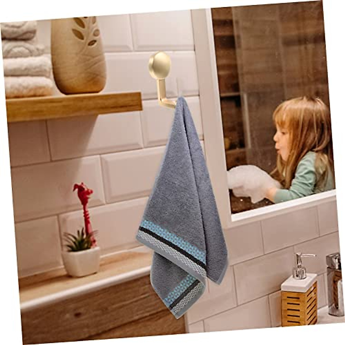 Cabilock 2pcs Double Round Coat Hook Stick on Hooks Heavy Duty s Hooks Door Robe Hanger Door Hooks cast Iron Hooks Stick on Wall Hooks Metal Wall Hooks Office Key Holder Zinc Alloy Curtain