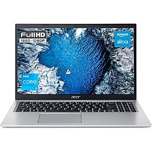 Acer Newest Aspire 5 Slim Essential Laptop, 15.6" FHD IPS Display, 20GB RAM, 512GB SSD, Intel Dual-Core Processor, WiFi 6, USB A&C, RJ-45, Webcam, Amazon Alexa, Windows 11 Home, w/Mouse Pad