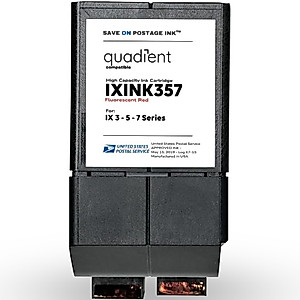 Save On Postage Ink Compatible IXINK357 Quadient Neopost Compatible Ink Cartridge for IX5 & IX7 Mailing System (1 Pack)