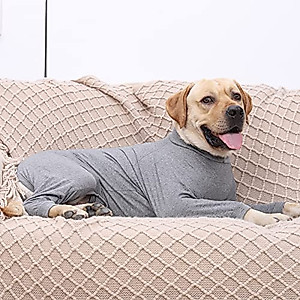 Dog Recovery Suit After Surgery, Anti-Licking Pet Surgical Clothes Abdominal Wounds, Alternative E-Collar Cone, Professional Post-Operative Onesie, Puppy Long Sleeve Pajamas Prevent Shedding Hair