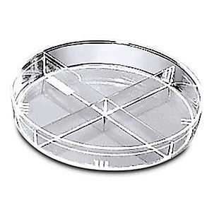 Petri Dish, Polystyrene, Sterile, X Plate, Four 11-Ml Compartments, Pack Of 20