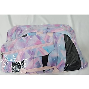 Tanou Backpacks for Teen Girls 3PCs with Lunch Bag Pen Case, Breathable Lightweight Teenager Girl Bookbags for Elementary Middle School, 22L Cute Back Packs with USB Charging Port, Blue Line