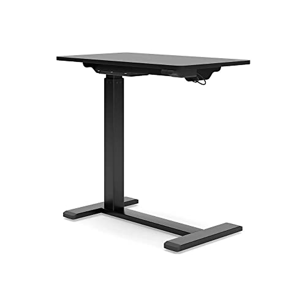 Signature Design by Ashley Lynxtyn Adjustable Height Side Desk, 28"W x 16"D x 26/41"H, White