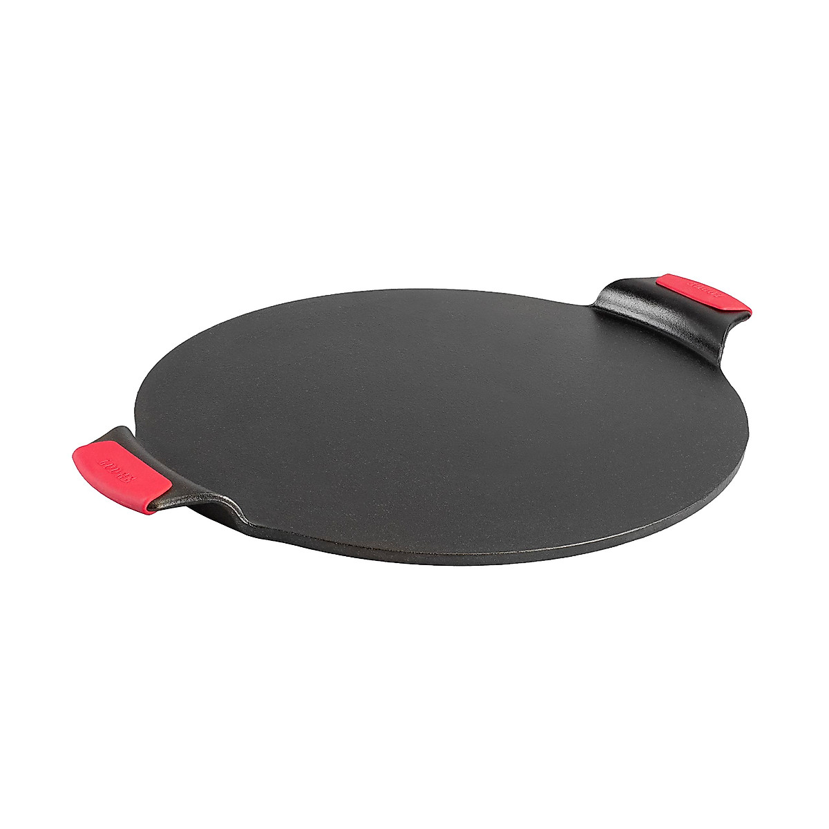 Lodge Cast Iron 15-Inch Pizza Pan with Silicone Grips