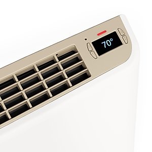 Smart Envi Wi-fi Plug-in Electric Wall Heater - Energy Efficient Smart Heaters for Indoor Use - App Controlled Electric Heater with Thermal Shut Off Switch - Compatible with Alexa & Google Home