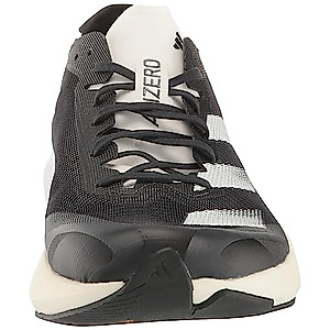 adidas Women's Adizero Adios 8 Sneaker, Carbon/White/Black, 8