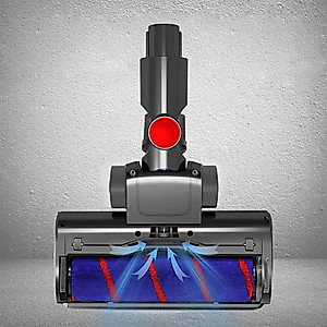 Animal Vacuum Head Replacement for Dyson v7 v8 v10 v11 v15 Soft Roller Cleaner Head Attachments with 4 LED Lights【v6, v12, sv18, DC, and Slim Series Not Compatible】