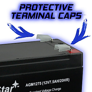 12V 7.5 AH Rechargeable Battery CSB GP 1272