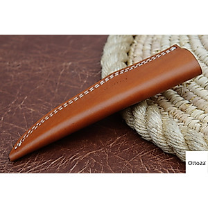 Ottoza TOP GRAIN Leather Knife Sheaths for Fixed Blade Knives, Leather Knife Sheath for Belt, Leather Knife Holster Belt Knife Holder, Vertical Knife Sheath for Belt No:46