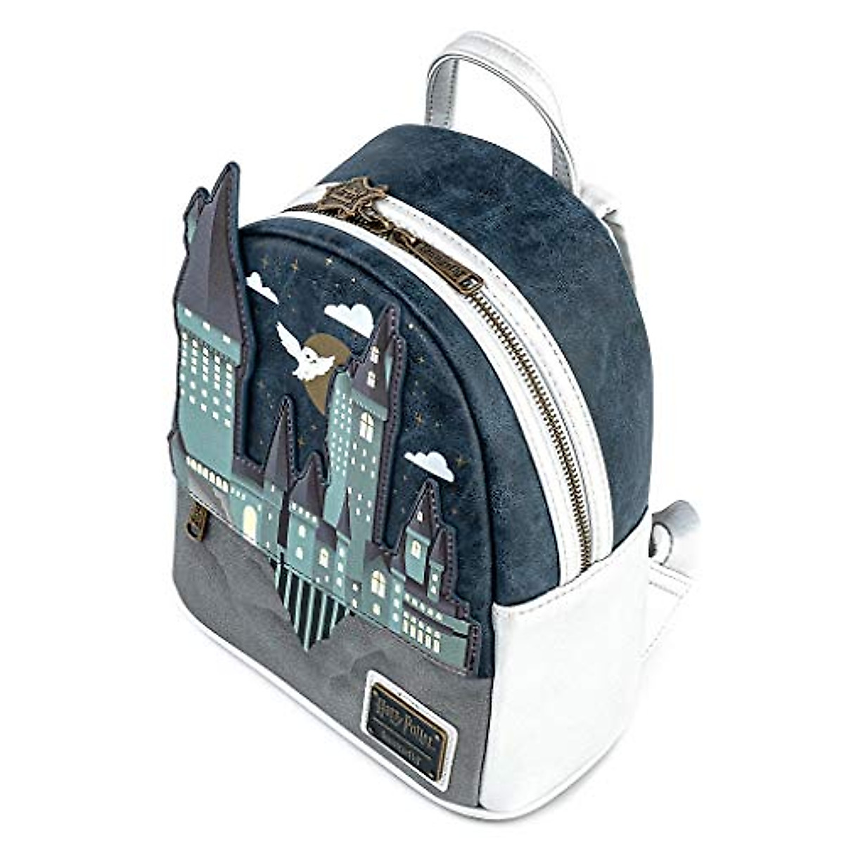 Loungefly Harry Potter Hogwarts Castle Hedwig Womens Double Strap Shoulder Bag Purse