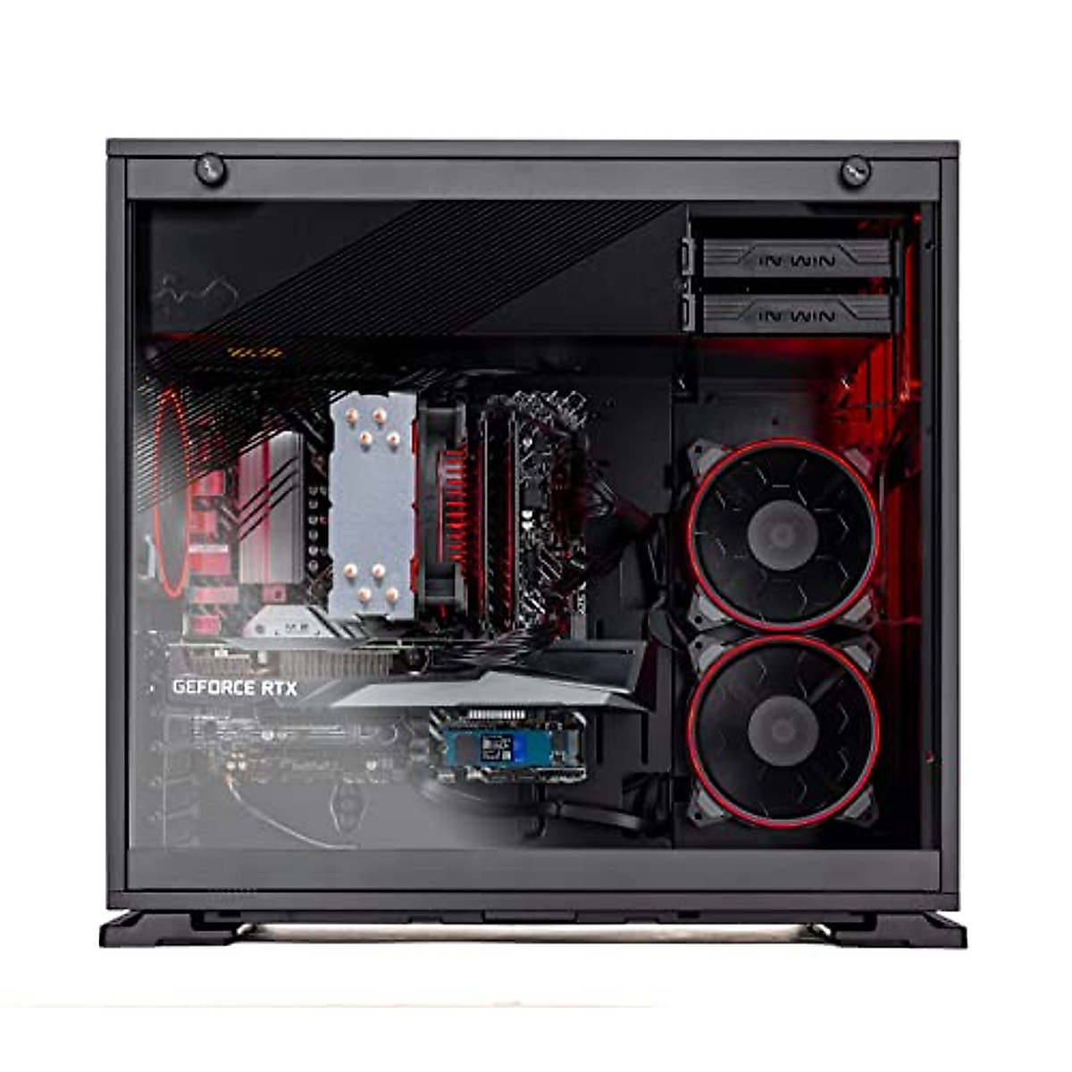 Skytech Azure Gaming PC Desktop - AMD Ryzen 5 5600X 3.8GHz, RTX 3070 8GB, 16GB 3200, 1TB NVME SSD, 650W Gold PSU, Windows 10 Home 64-bit, Black