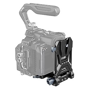 SmallRig V-Mount Battery Plate, V Lock Battery Mounting Plate with Double Quick Release Plate for Arca-Swiss, L-Shape Compact & Foldable V Mount Battery Plate for DSLR Camera, Gimbals & Tripod - 4064B