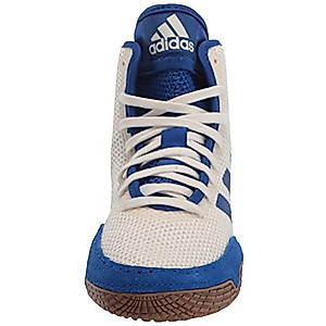 adidas Boy's Tech Fall 2.0 Wrestling Shoe, White/Royal Blue/Gum, 1.5 Little Kid