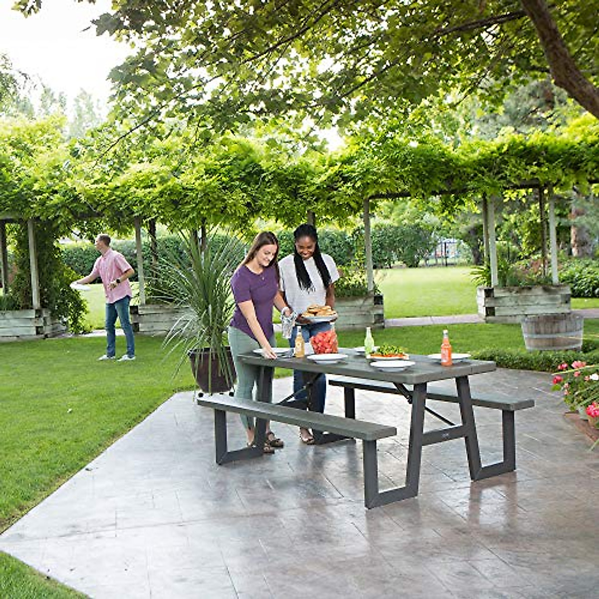 Lifetime 60233 W-Frame Picnic Table