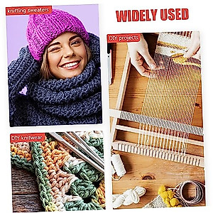 TEHAUX Yarn Knitting for Scarf Knitting Thread Crochet Thread DIY Crochet Yarn Thick Yarn Knitting Supplies Yarn for Crafts Simple Yarn Soft Hair Row Crochet Supplies Ball of Yarn Wool