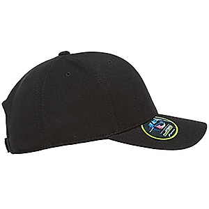 Flexfit Men's 110 Cool & Dry Athletic Cap, Black, One Size