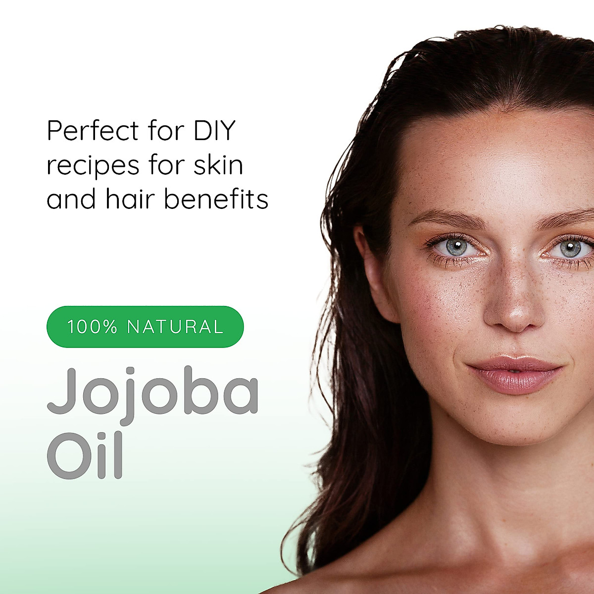 Clean and Green Pure Raw Organic Jojoba Oil -100% Natural Unscented Base Ingredient for DIY Skin Care Products, Face Oil, Carrier Oil, Organic Massage Oil, in Resealable Pouch, 15 oz