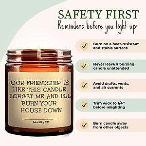 1OAK Vanilla Scented Candles - Friendship Candles Gifts for Women - Funny Gifts for Friends - Funny Candles for Women - Friendship Gifts for Women Friends - Funny Candles for Women Gift