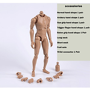 1/6 Scale Narrow Shoulder Male Body Doll Action Figure for TTM18 TTM19 Hot Toys & Human Body Sketch Model