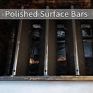 X Home 15.3-Inch Heavier Flavorizer Bars Replacement for Weber Spirit E-210, Spirit 200 Series (Front-Mounted Control) Grill Parts, Porcelain-enameled, 3-Pack