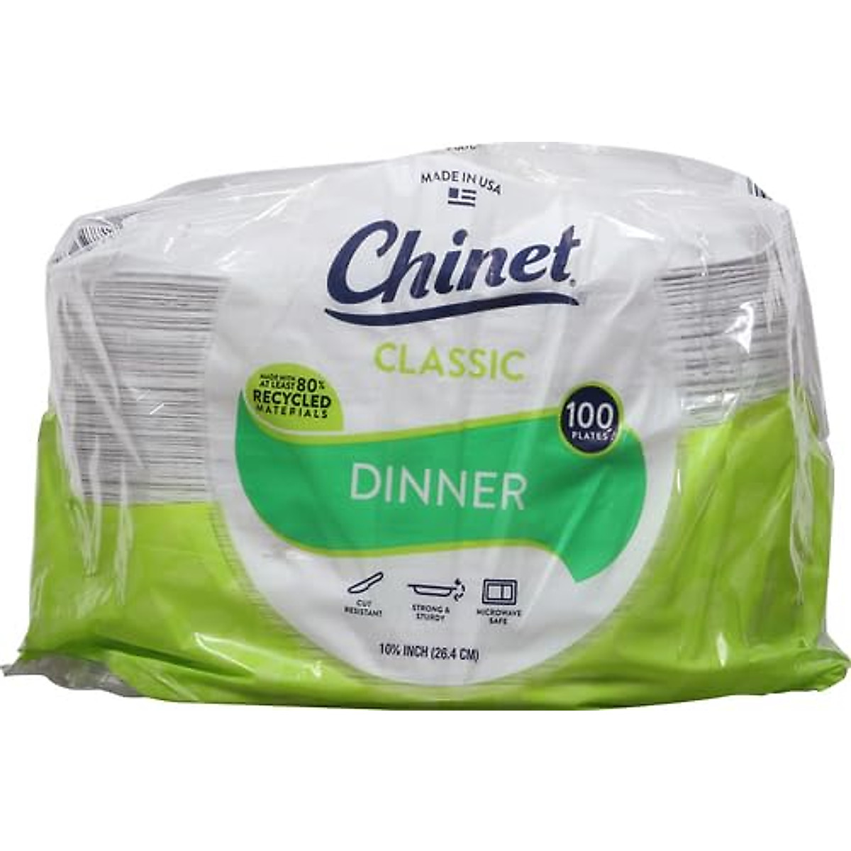 Chinet 10 3/8 Dinner Plate 100-count Box