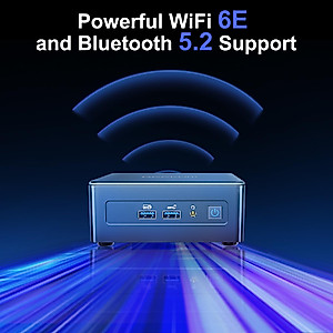 GEEKOM Mini PC Mini IT12, 12th Gen Intel i7-12650H NUC12 Mini Computers(10 Cores,16 Threads) 16GB DDR4/512GB PCIe Gen 4 SSD Windows 11 Pro Desktop PC Support Wi-Fi 6E/Bluetooth 5.2/USB 4.0/2.5G LAN/8K