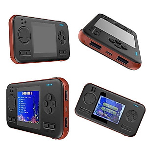 Peedeu Retro Game Console Power Bank,2.8 Inch Handheld Game Console,Mini Video FC PVP Game Player Gameboy 416 Games Travel Portable Gaming System Built-in 8000mah Battery USB C Fast Charging Type C