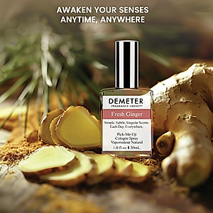 DEMETER Fresh Ginger 1 Oz Cologne Spray, Perfume for Women and Men