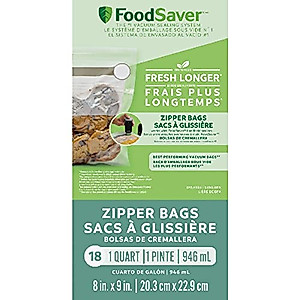 FoodSaver FreshSaver 1 qt. Plastic Vacuum Sealer Bags
