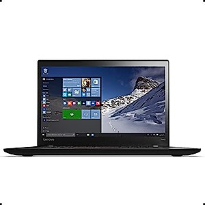 Lenovo ThinkPad T460s 14inch Notebook Intel Core I7-6600U up to 3.4G,Webcam,1920x1080,12G DDR4,256G SSD,USB 3.0,HDMI,Win 10 Pro 64 Bit,Multi-Language Support English, Spanish (Renewed)