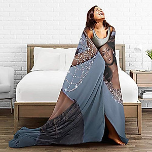 50"x40" Super Soft Cozy Fleece Blanket for All Season Lightweight Throw Blanket for Bed Sofa Couch