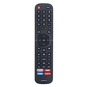 EN2BN27H IR Replaced Remote fit for Hisense TV 32H5500F 40H5500F H55 Series 32H5520F 32H5530F 32H5540F 40H5609 40H5520F 40H5530F 40H5540F 32H5550F 32H5560F 32H5570F 5Q8G 50H8G 55H8G 65H8G Smart TV