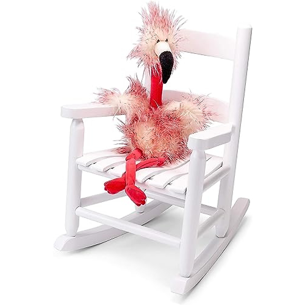 Mint Bucket Brands Emilie Children’s Rocking Chair by Troutman Chair Company, Indoor & Outdoor Rocking Chair for Nursery - Ages 9 Months Old with Supervision up to 3 Years Old, Natural Finish