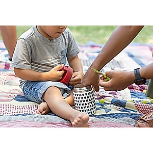 Simple Modern Food Jar Thermos for Hot Food | Reusable Stainless Steel Vacuum Insulated Leak Proof Lunch Storage for Smoothie Bowl, Soup, Oatmeal | Provision Collection | 12oz | Minnie Mouse Rainbows