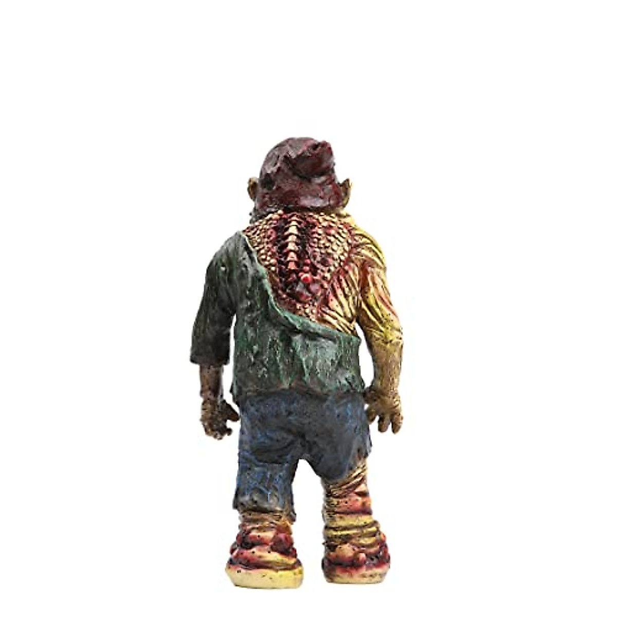 UDDDSR Zombie Gnombie，Walking Dead Garden Gnome Statue，Halloween Decor Indoor Clearance for Home Outside Yard Costumes Party Haunted House Garden Lawn，Horror Movie Lovers Gifts- 12inch