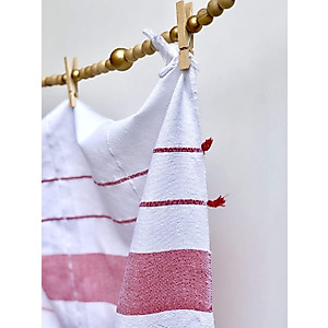 GuaTela Hand/Dish Towel - Coral Dawn