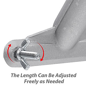 jojofuny Broom Handle Bracket with Broom Handle Adapter and Handle Mounting Brackets, Pole Handle Adapter Broom Head Bracket Connecting