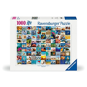 Ravensburger 99 Seaside Moments Jigsaw Puzzle | 1000-Piece | Unique Softclick Technology | Vibrant, Glare-Free | Perfect for Ages 14 and Up