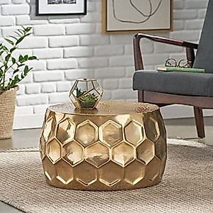 Christopher Knight Home Klein Coffee Table, Brass