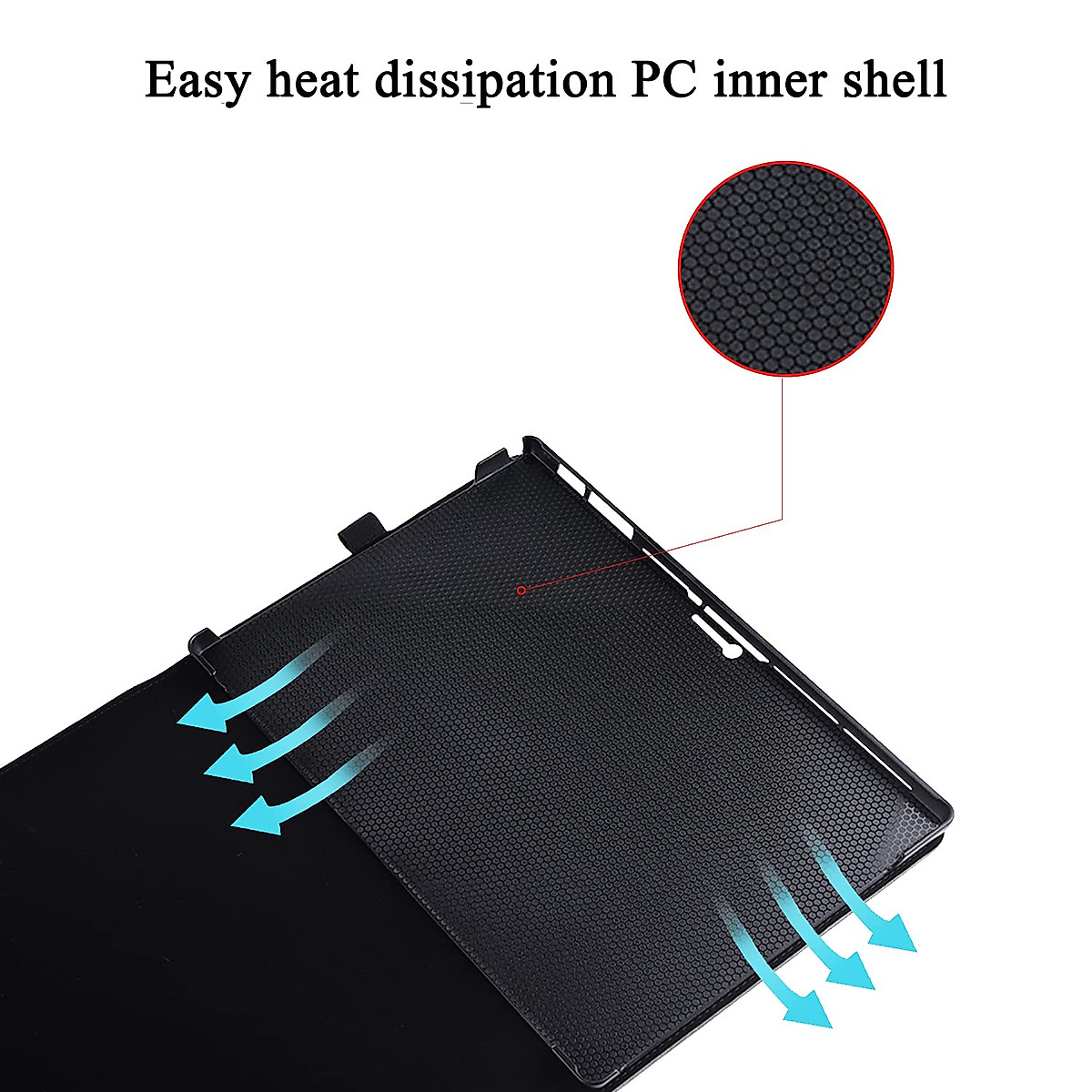 Case Cover for Microsoft Surface Pro 7 +/ Surface Pro 7 / Surface Pro 6 / Surface Pro 5 / Surface Pro 4 12.3 inch Tablets,with Type Cover Keyboard and Pen Holder (Gray)