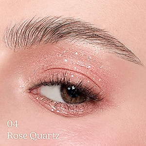 dasique Starlit Jewel Liquid Glitter (04 Rose Quartz) | Twinkle Glitter Shadow | Long-lasting | Multi-dimensional sparkle finish | Quick drying | Multipurpose