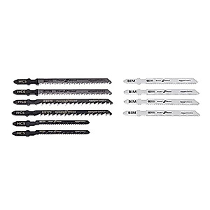 Amazon Basics Assorted T-Shank Jigsaw Blades Set, 10-Pieces