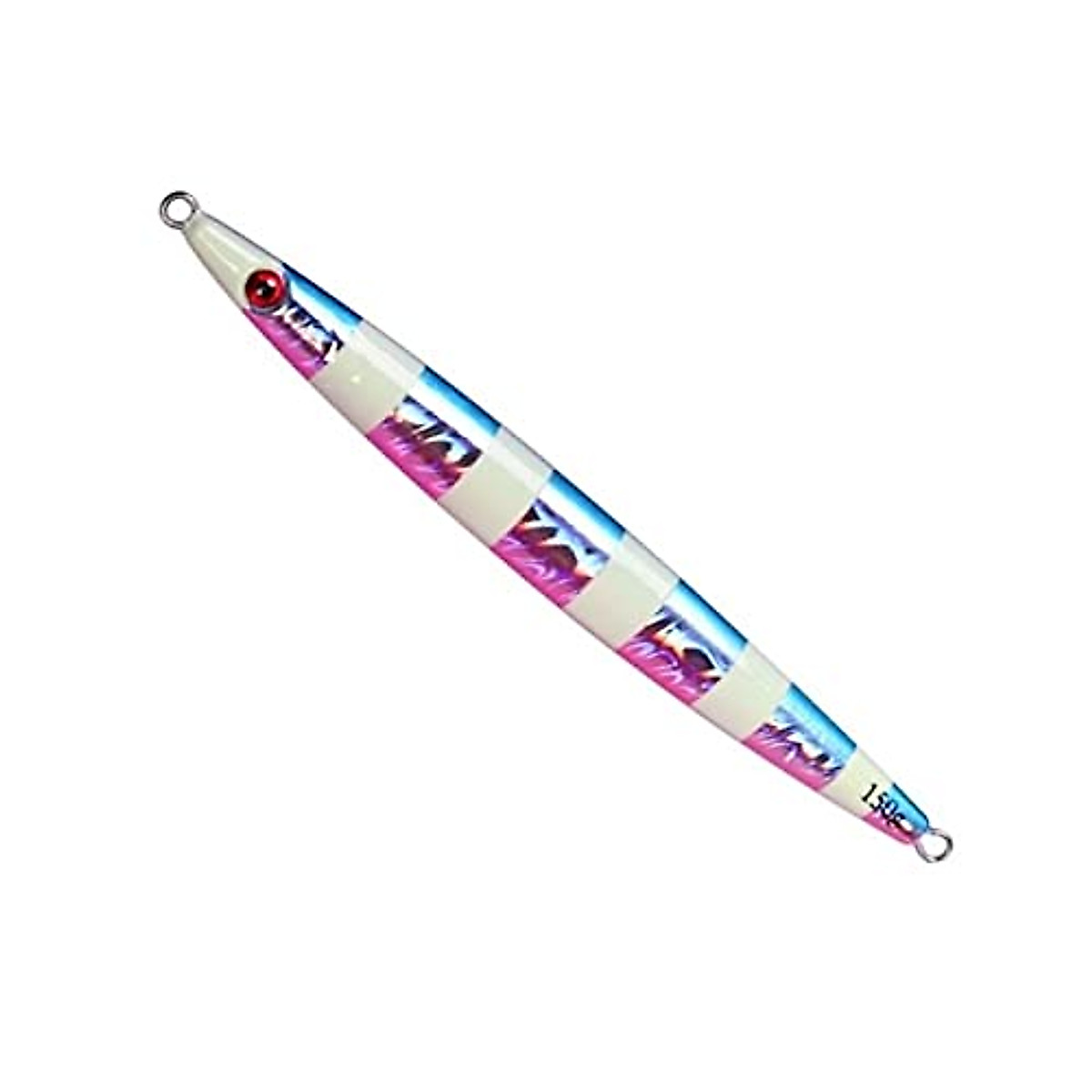 Funmaker Fishing Saltwater jigs Speed Jigging Slow Jigging Pitching Lures Vertical Jigging Artificial Lures Jigging Lure Fishing jigs Vertical Jigs Saltwater Artificial Bait (Blue- Luminous,400g)